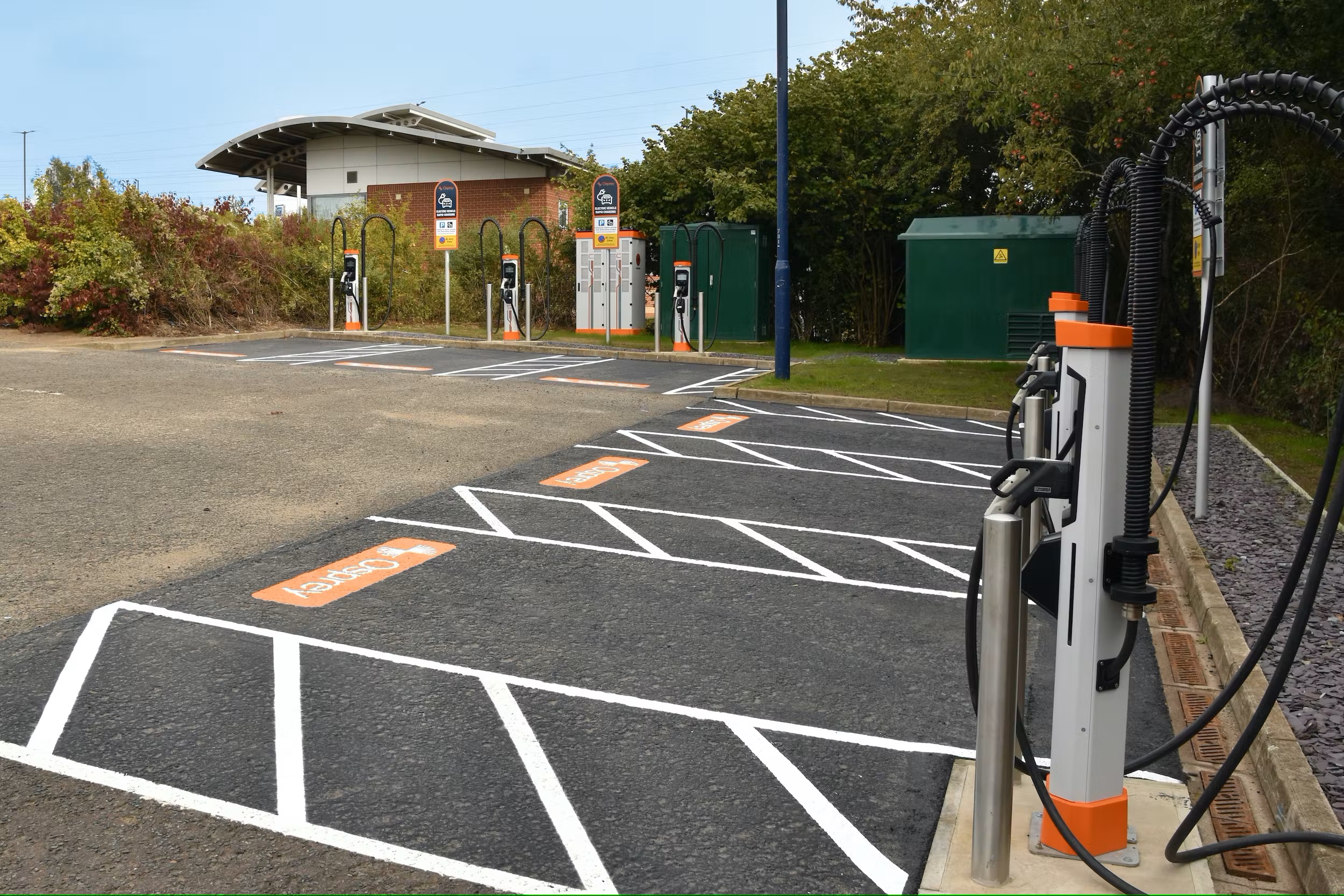 Osprey backs bigger EV charging bays | Electric Vehicle Charging ...